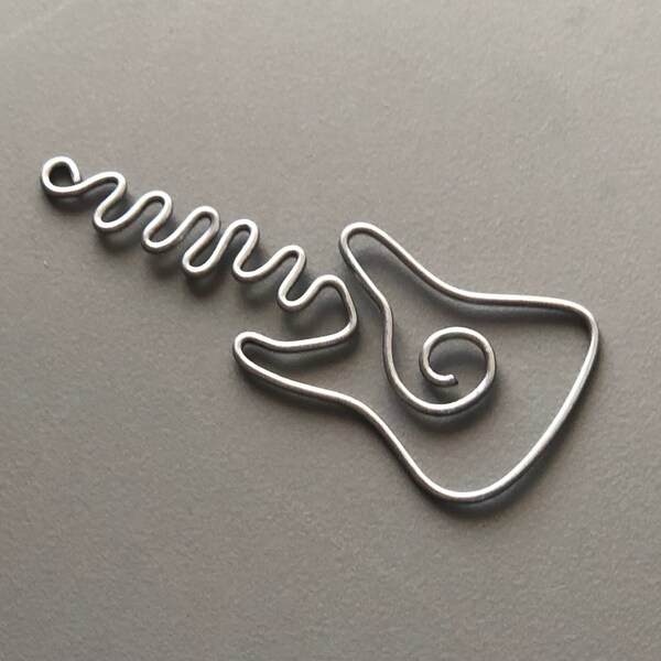 Wire Sculpture Guitar - Etsy