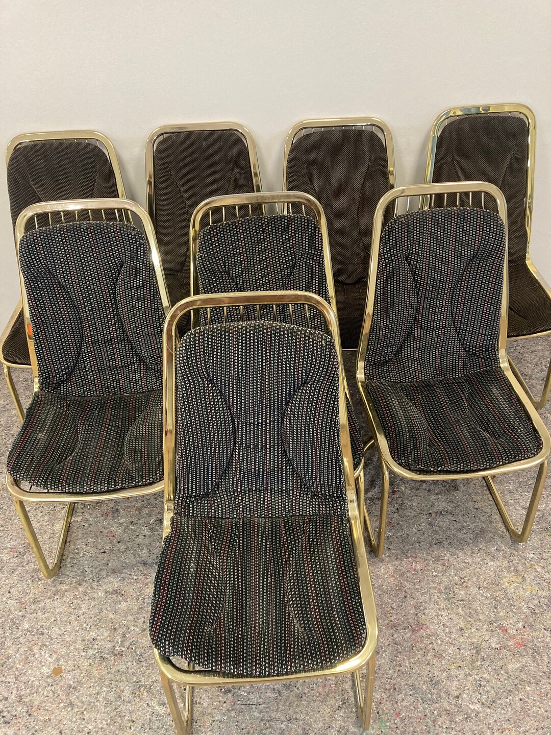 1 of 5 Mid-century Brass Chairs by Gastone Rinaldi Chairs 70s / Vintage ...