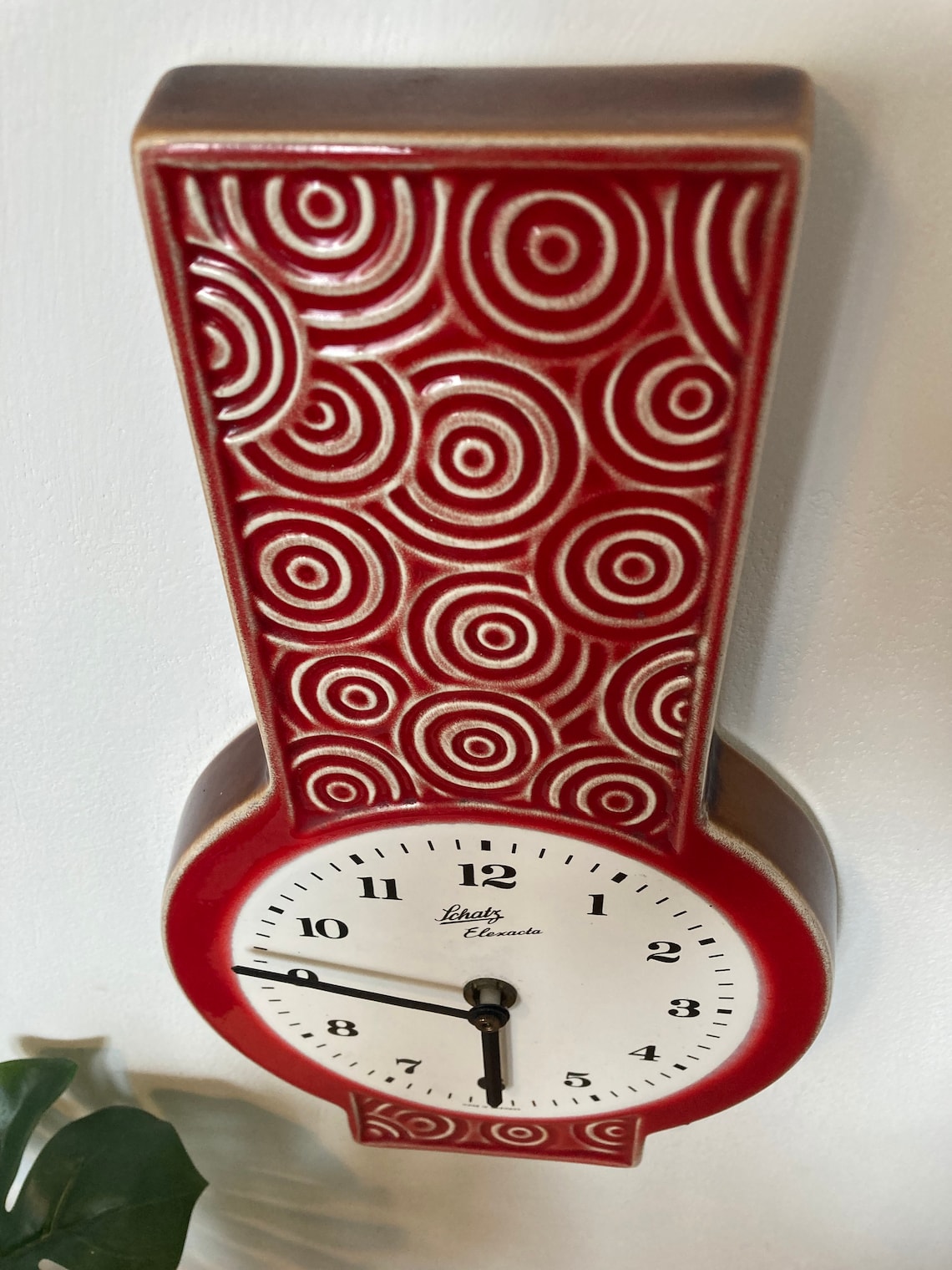 Vintage Schatz Elexacta Germany Wall Clock West Germany 1970s | Etsy