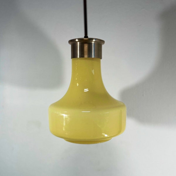 1960s Glass Pendant Light - Etsy