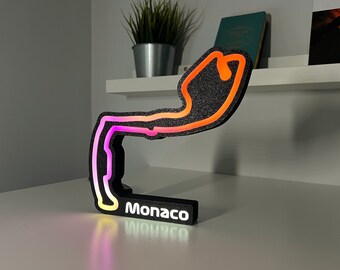 F1 Silverstone Race Track With RGB Leds L Desk Light L Lightbox L 3D ...