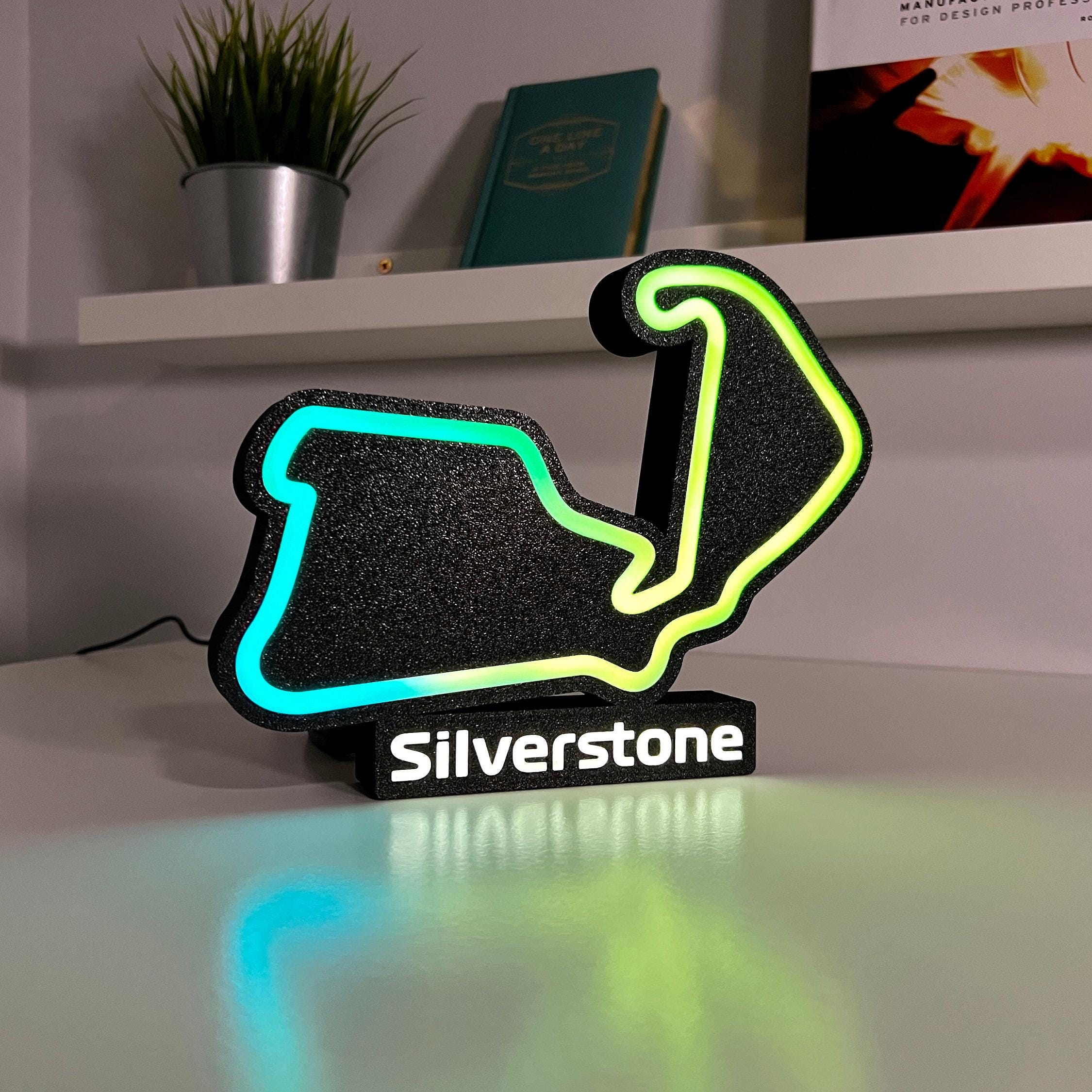 F1 Race Track With RGB Leds L Desk Light L Lightbox L 3D Printed L ...