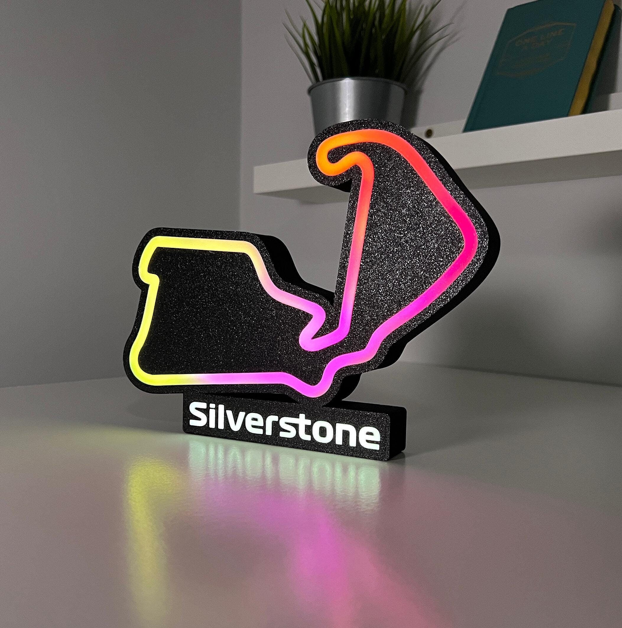 F1 Race Track With RGB Leds L Desk Light L Lightbox L 3D Printed L ...