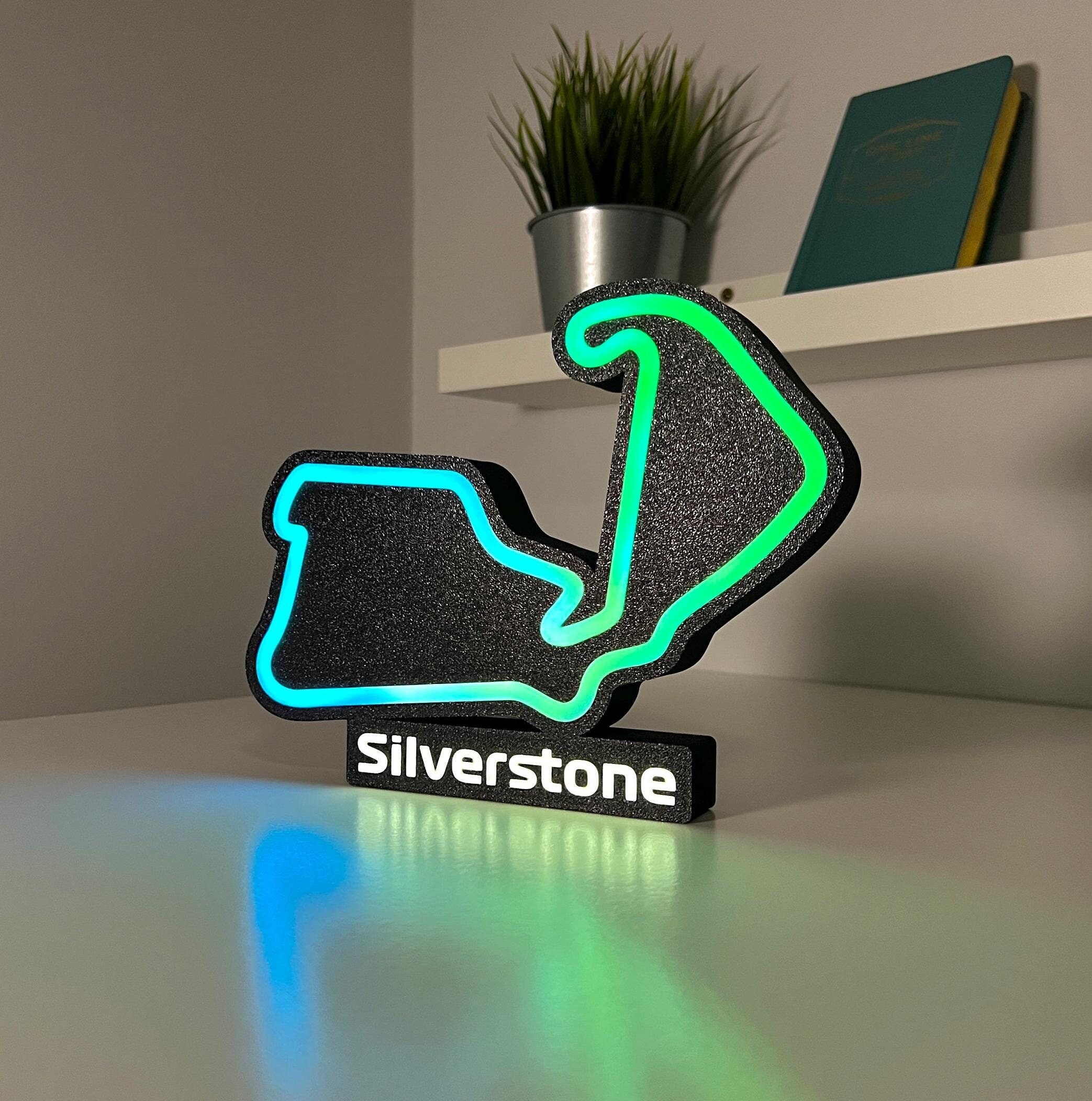 F1 Race Track With RGB Leds L Desk Light L Lightbox L 3D Printed L ...