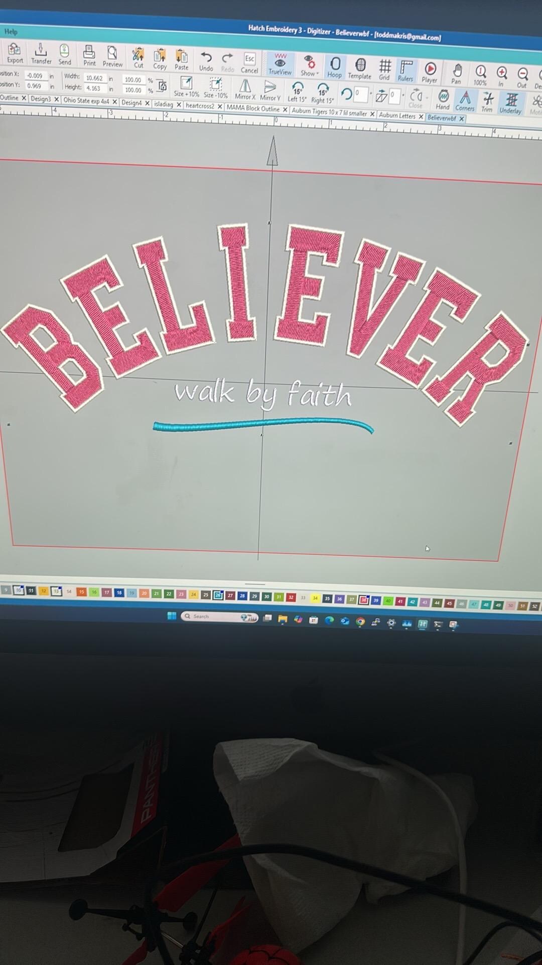 Custom Digitized Embroidery File – Personalized Just for You - Etsy