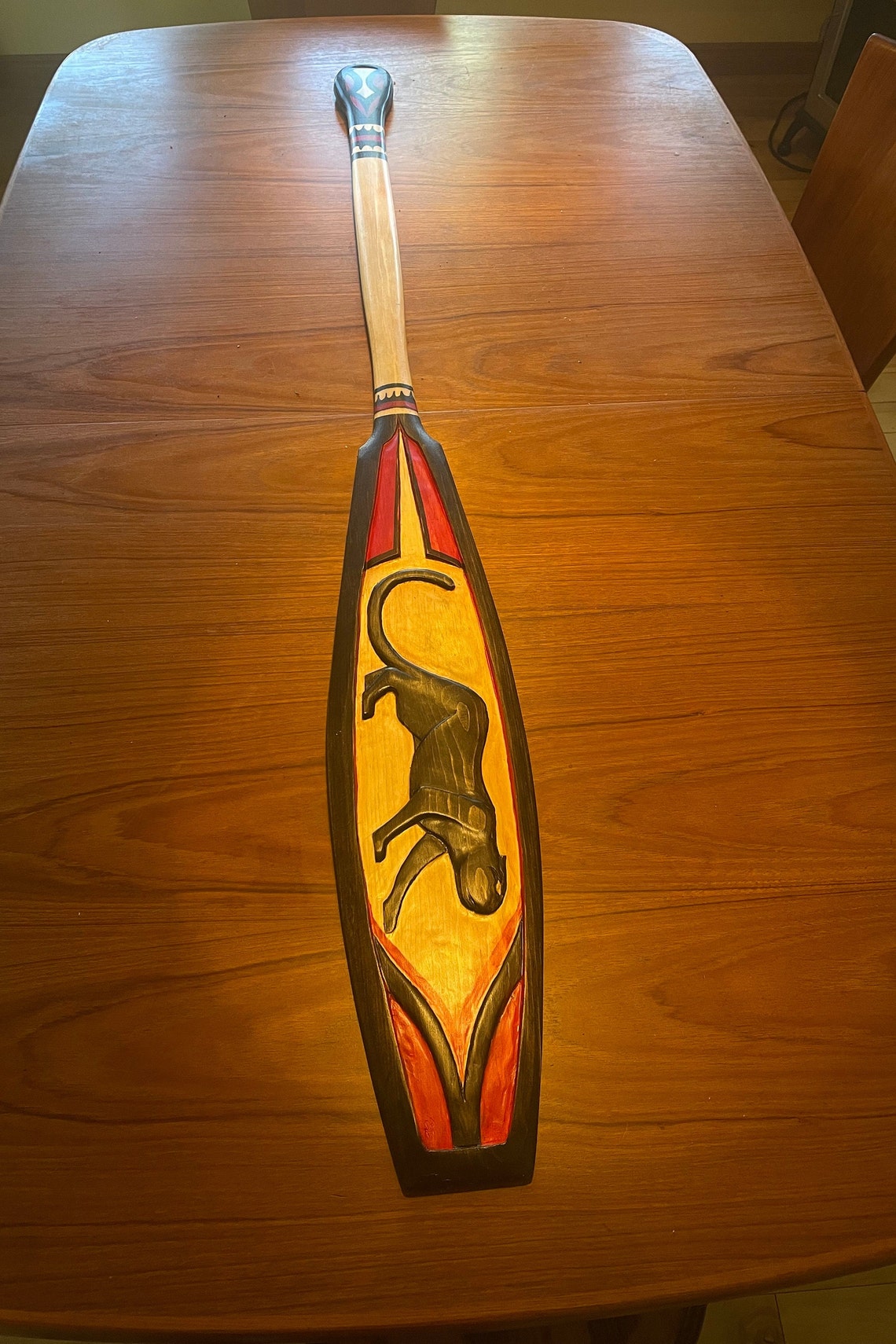 Rabbit Smoking a Pipe Paddle From the Movie the Edge - Etsy