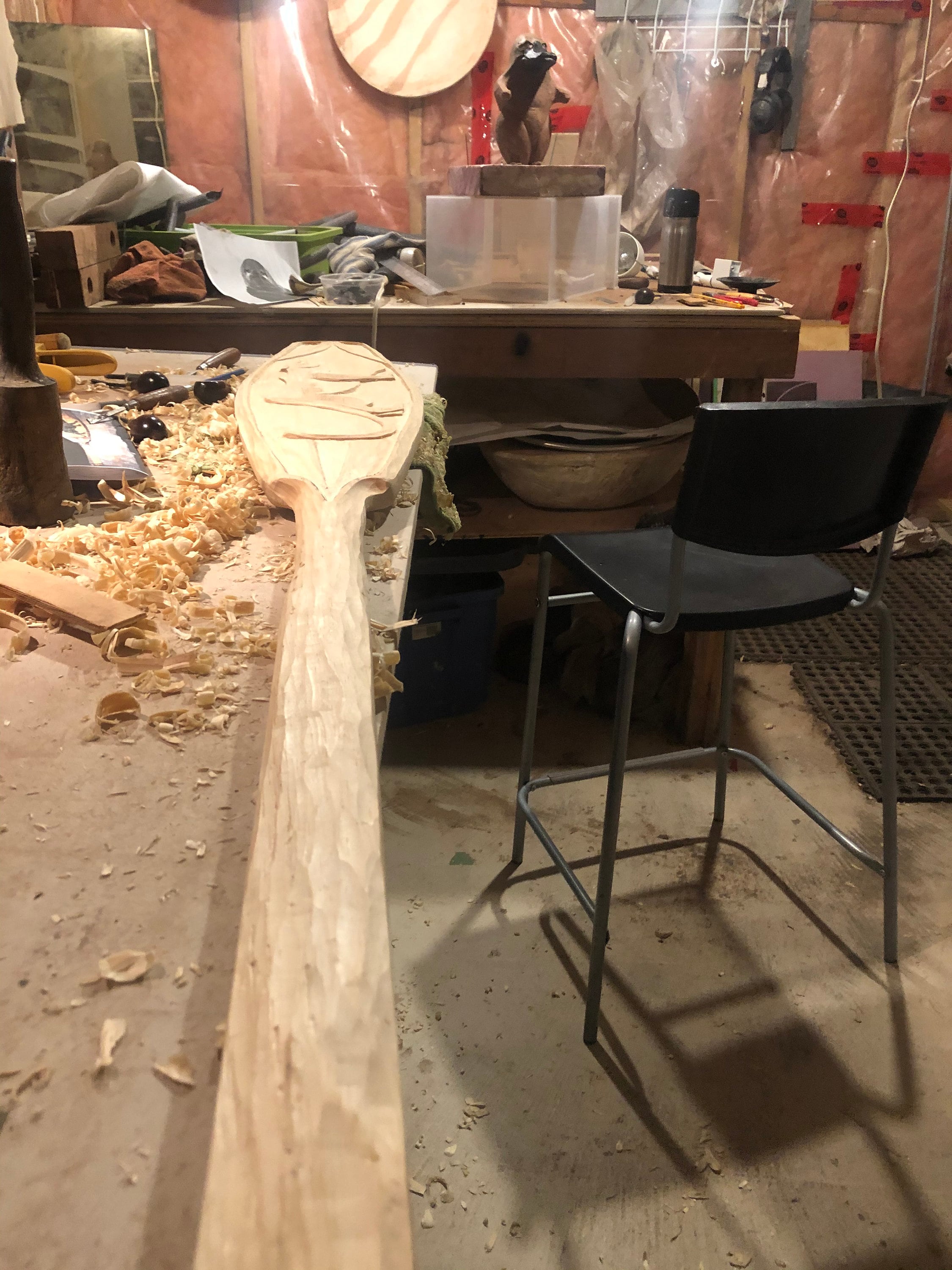 Rabbit Smoking a Pipe Paddle From the Movie the Edge - Etsy