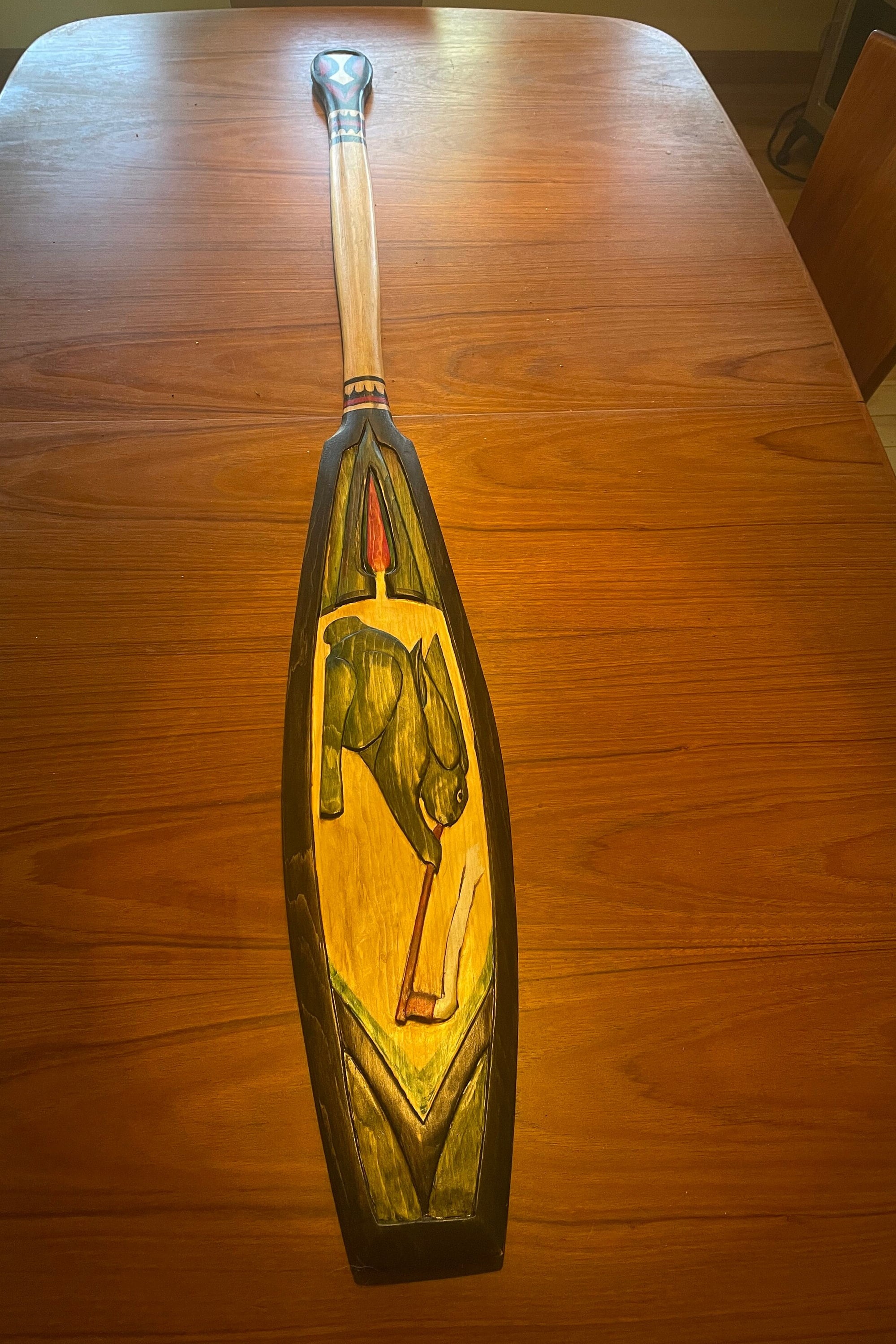 Rabbit Smoking a Pipe Paddle From the Movie the Edge - Etsy