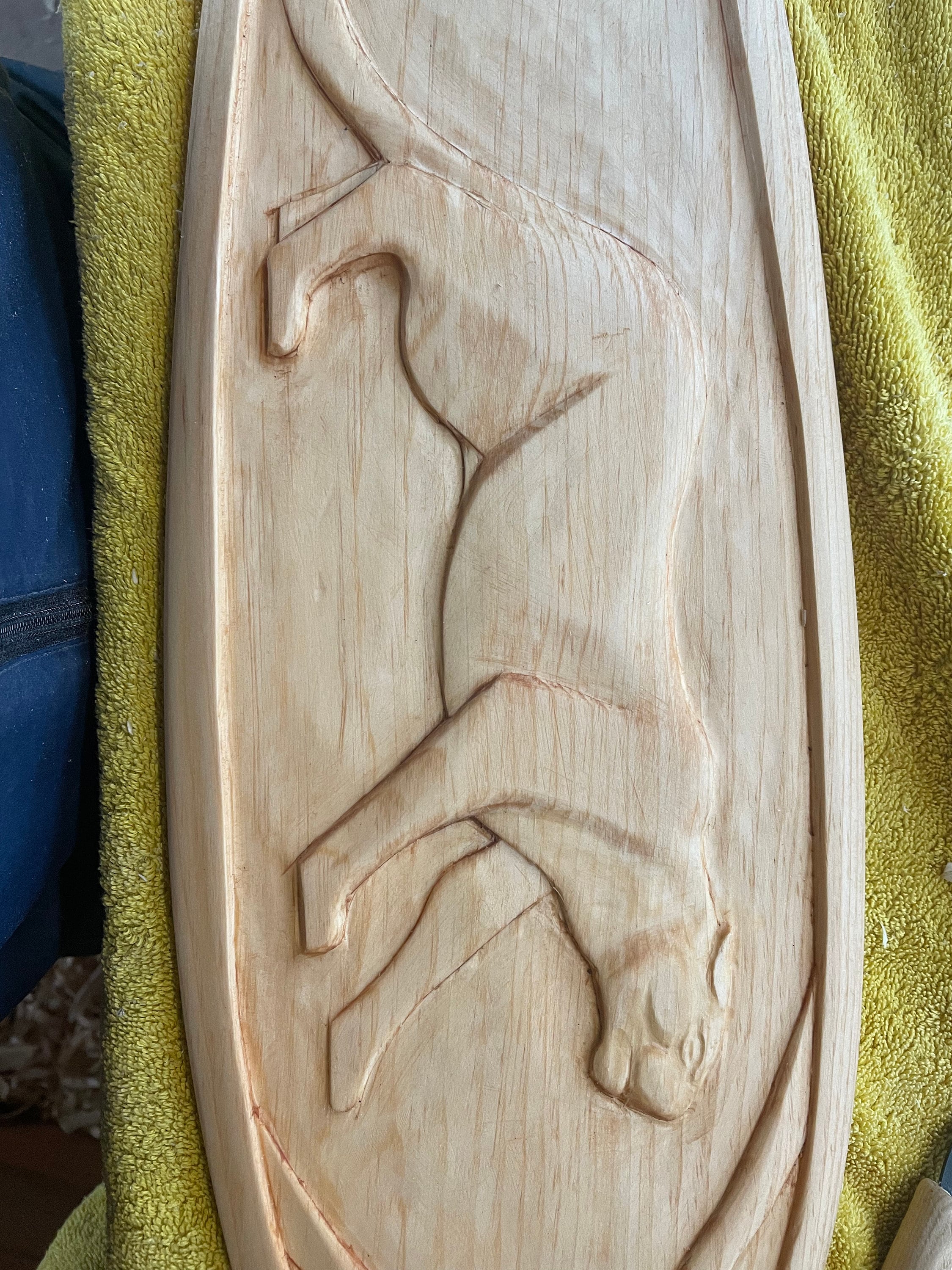 Rabbit Smoking a Pipe Paddle From the Movie the Edge - Etsy