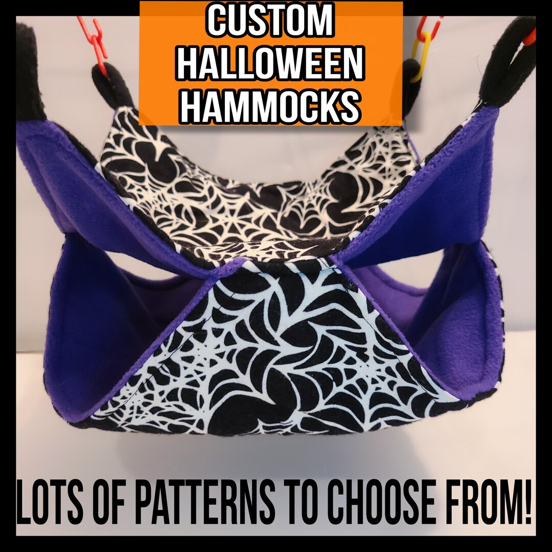 CUSTOM MADE Halloween Rat Ferret Hammocks Spooky Hammocks Made to Order ...
