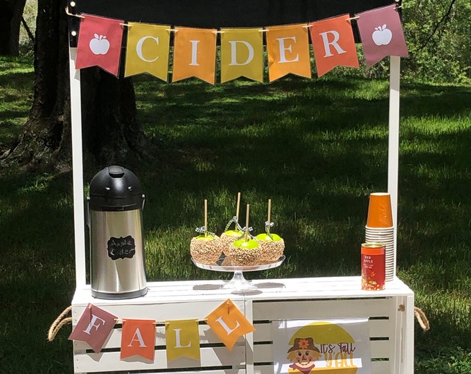 Apple Cider Stand Complete With Accessories and Decor! - Etsy