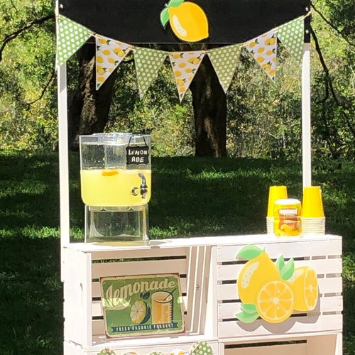 Lemonade Stand Complete With All Accessories And Decor Etsy