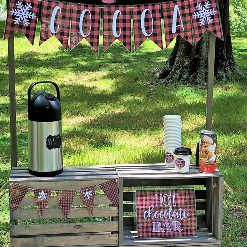 Hot Cocoa Stand Complete With Accessories and Decor - Etsy