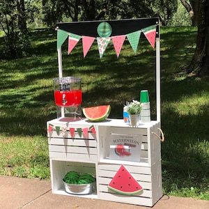 Watermelon Stand Complete With Accessories - Etsy