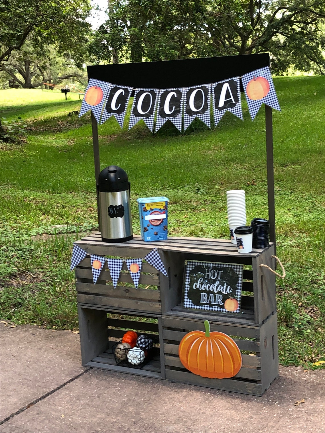 Hot Cocoa Stand Complete With Accessories and Decor - Etsy