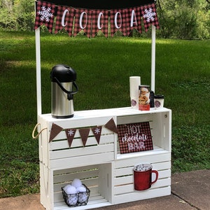 Hot Cocoa Stand Complete With Accessories and Decor - Etsy