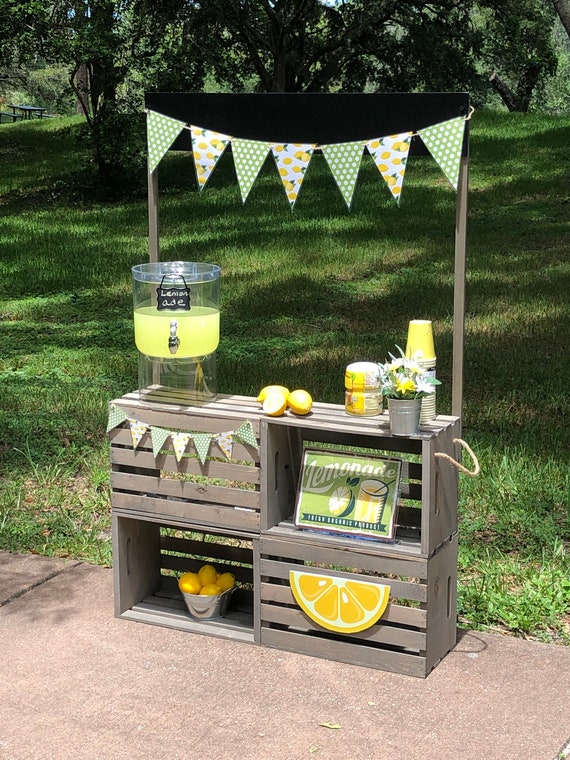 Lemonade Stand Complete With All Accessories And Decor Etsy