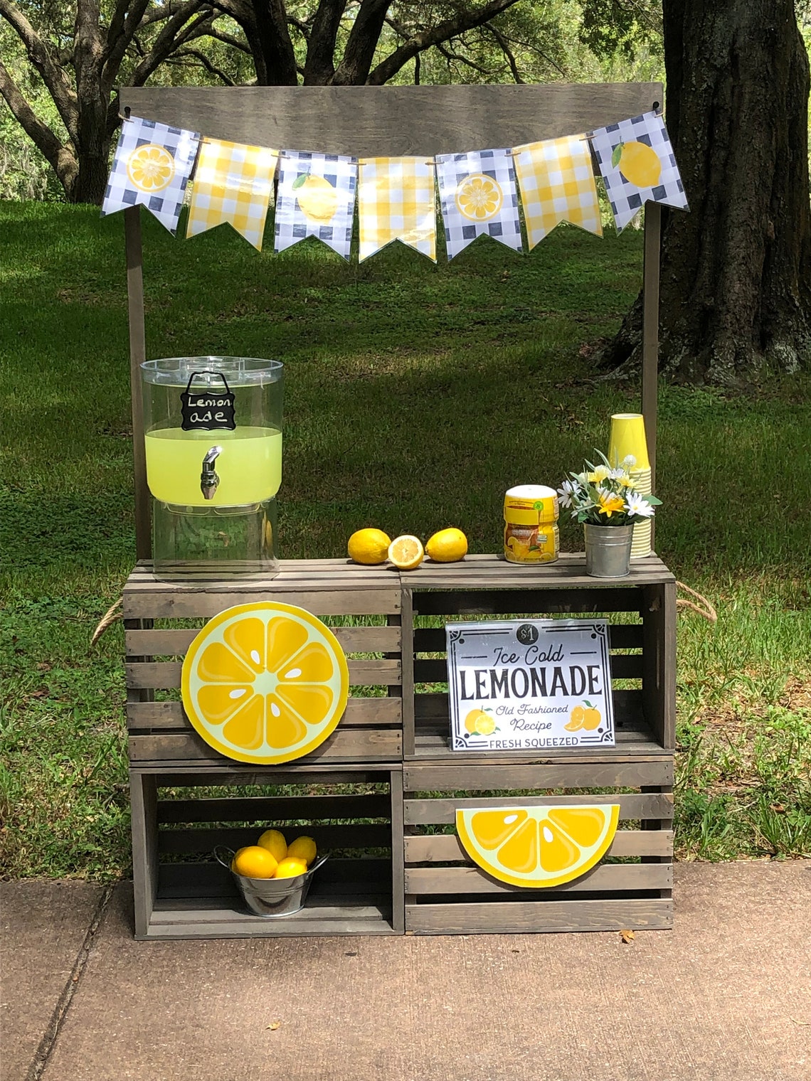 Lemonade Stand Complete With Accessories and Decor - Etsy