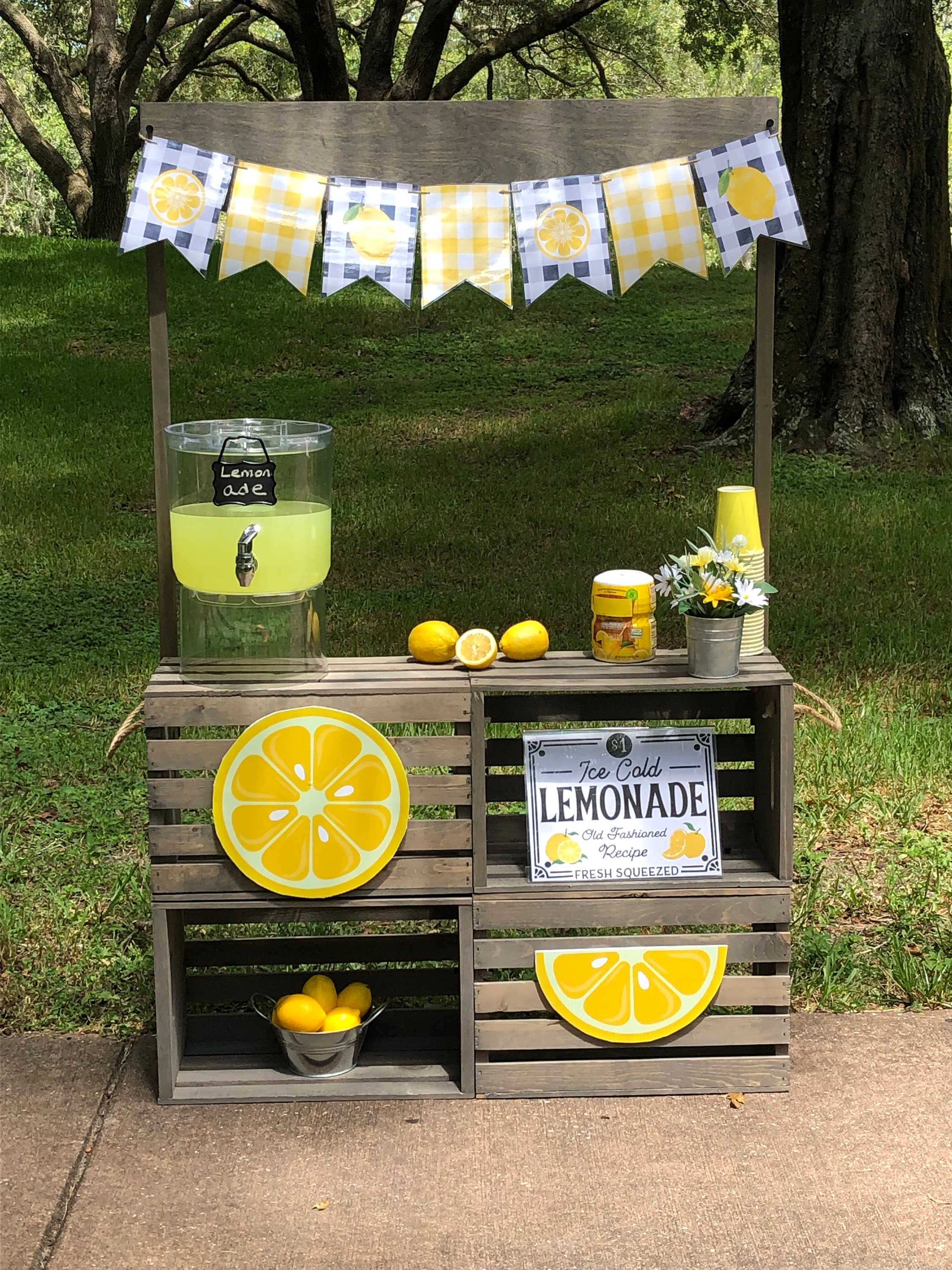 Lemonade Stand Complete With Accessories and Decor - Etsy
