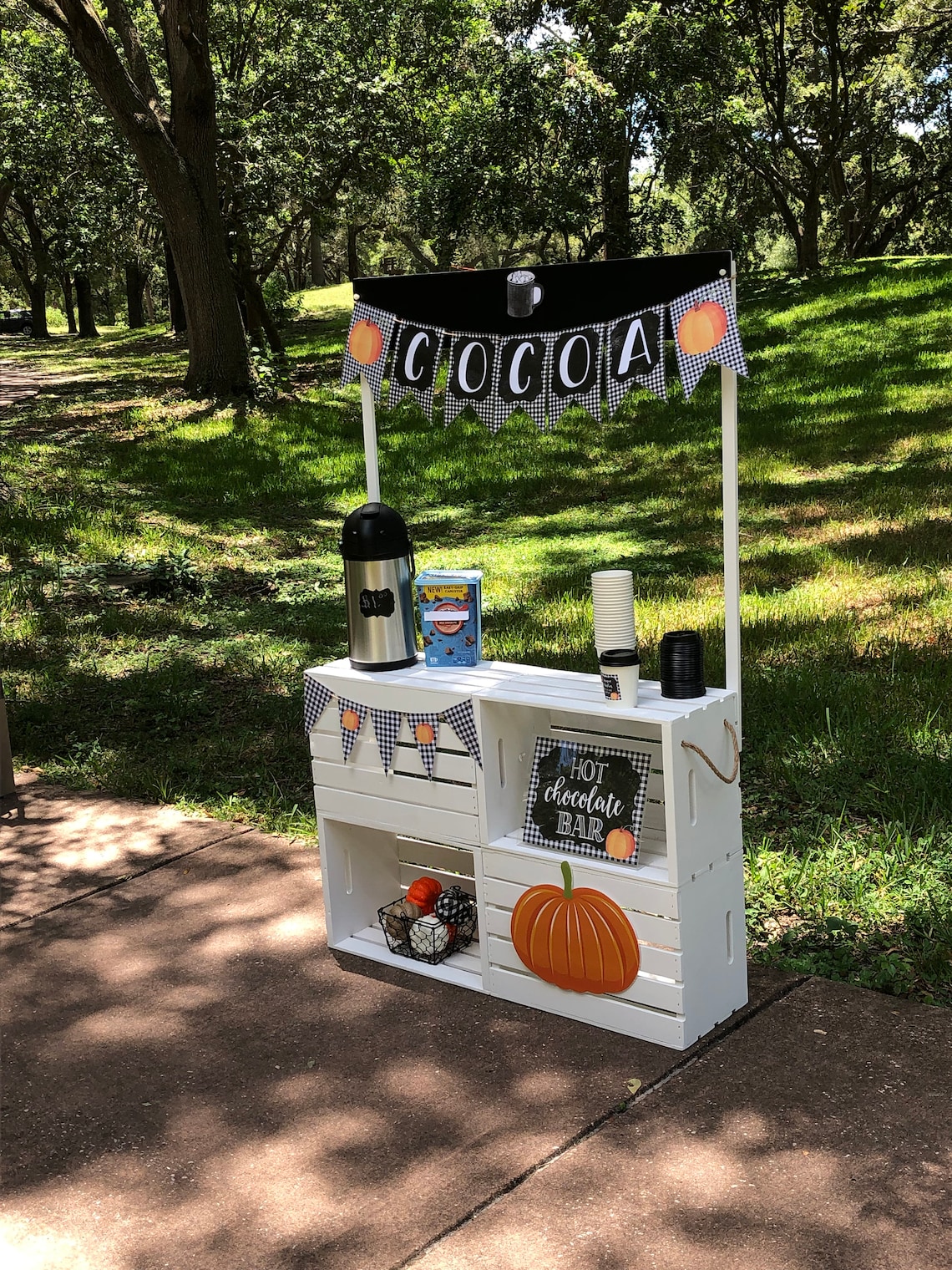 Hot Cocoa Stand Complete With Accessories and Decor - Etsy