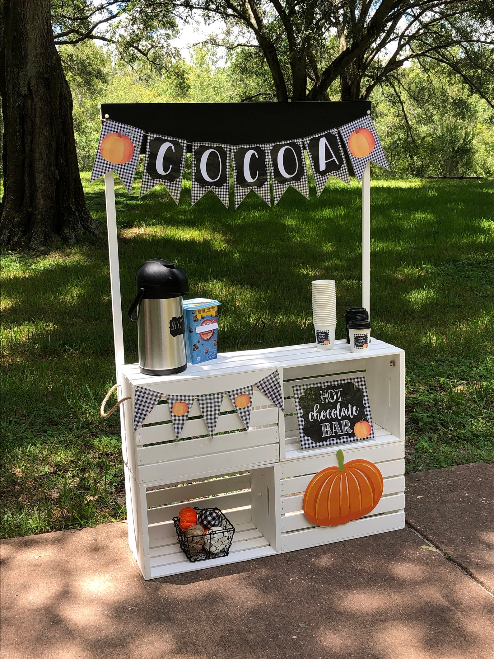 Hot Cocoa Stand Complete With Accessories and Decor - Etsy