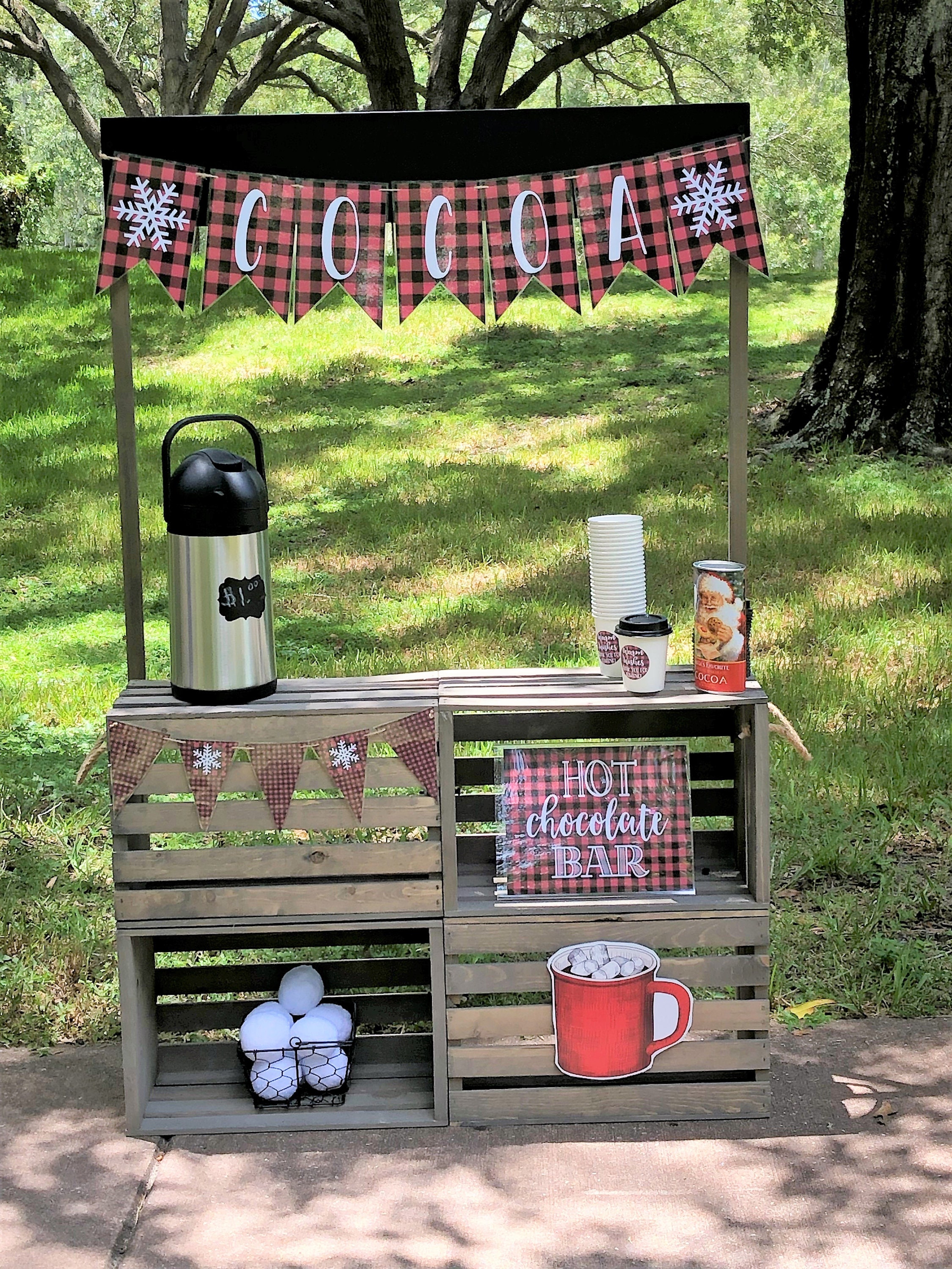 Hot Cocoa Stand Complete With Accessories and Decor - Etsy