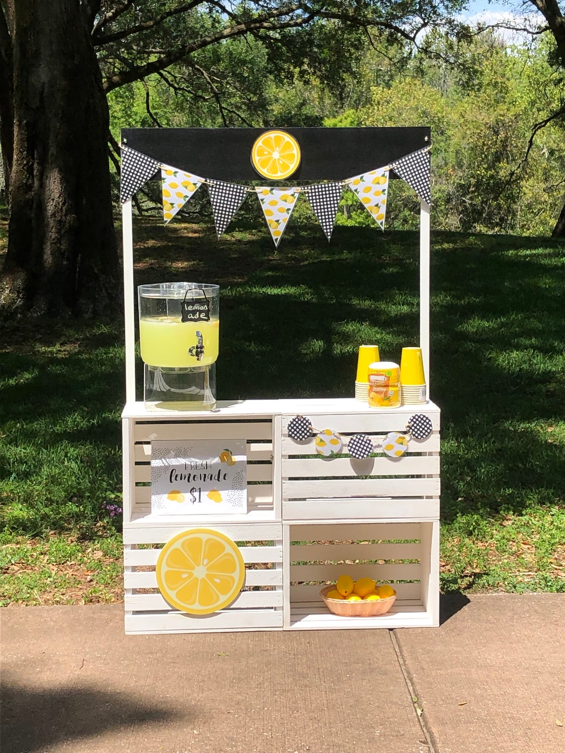 Lemonade Stand Complete With Accessories and Decor | Etsy Lemonade Stand Complete With Accessories and Decor | Etsy