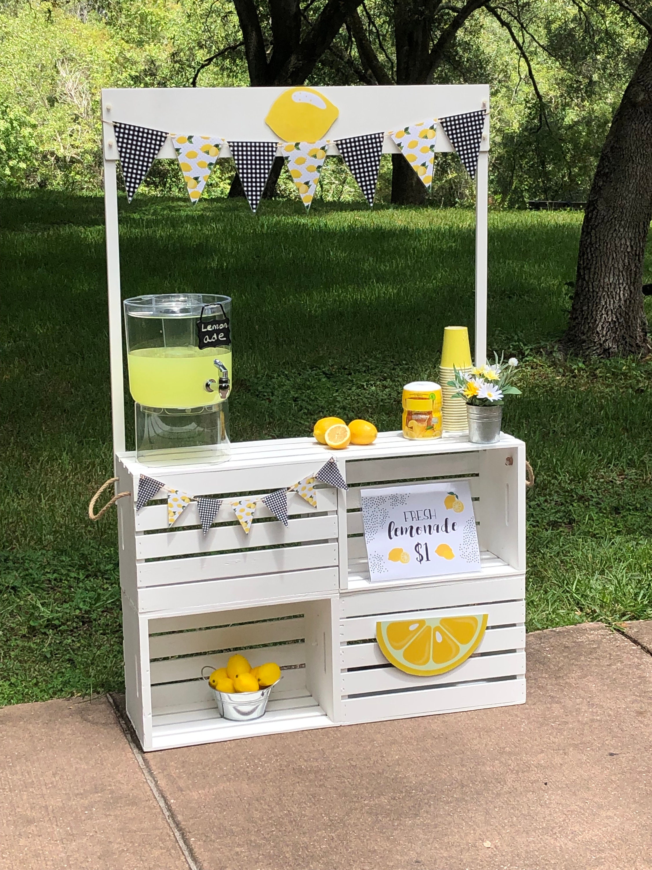 Lemonade Stand Complete With Accessories and Decor - Etsy