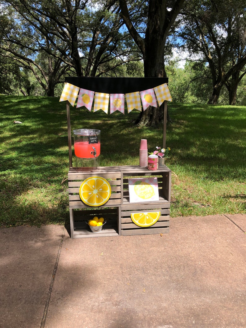 Lemonade Stand Complete With All Accessories and Decor - Etsy