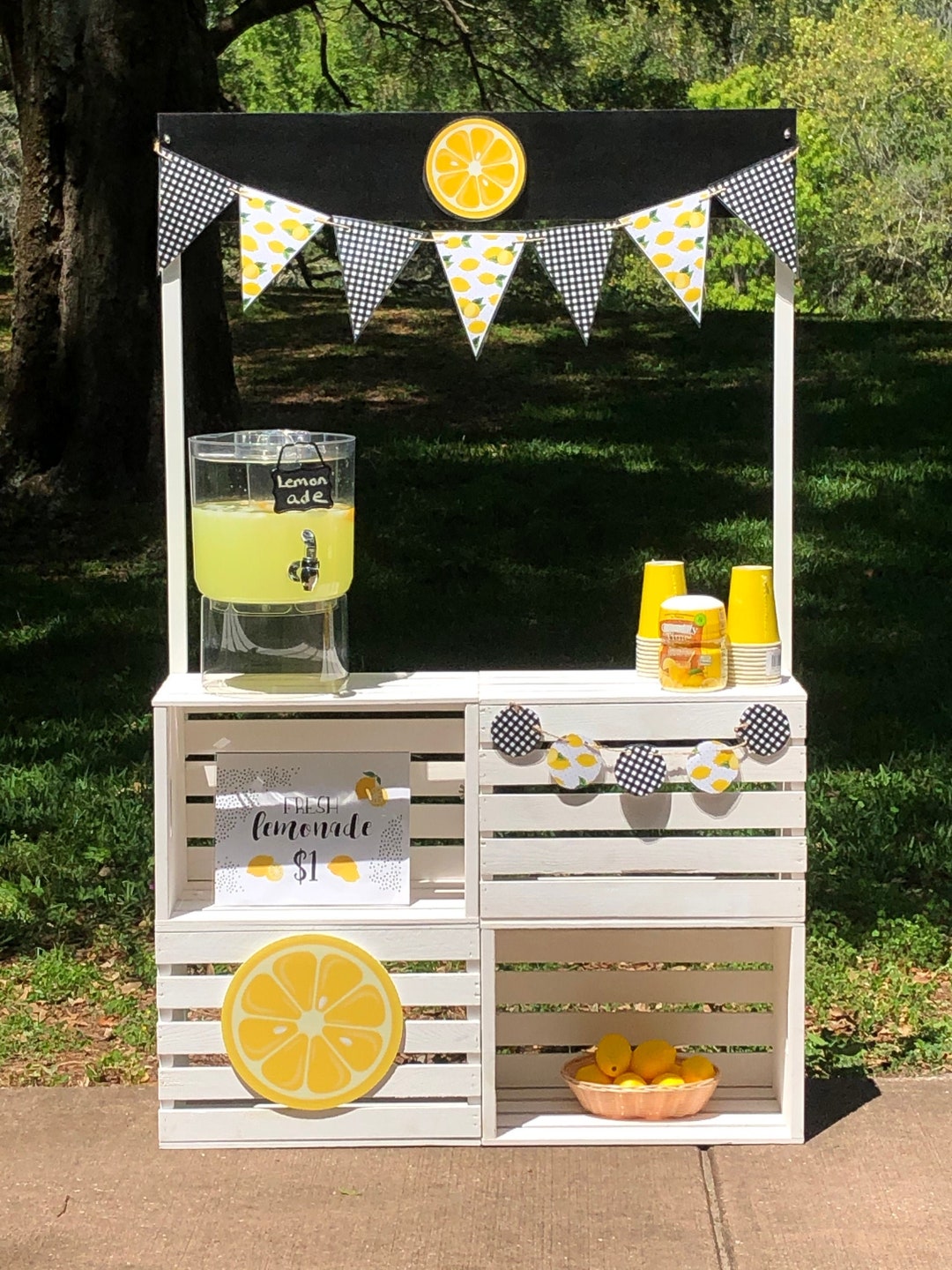 Lemonade Stand Complete With Accessories and Decor - Etsy