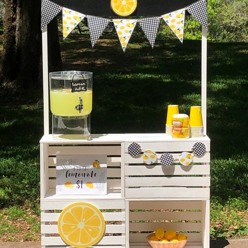Lemonade Stand Complete With All Accessories and Decor - Etsy