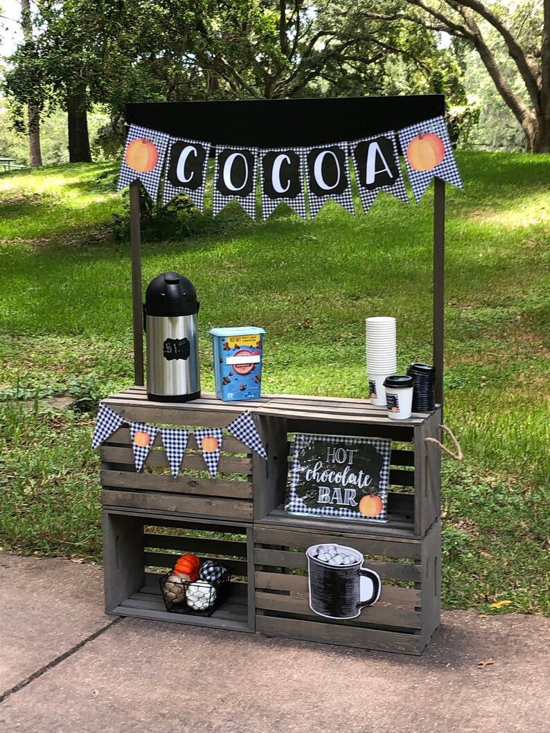 Hot Cocoa Stand Complete With Accessories and Decor - Etsy