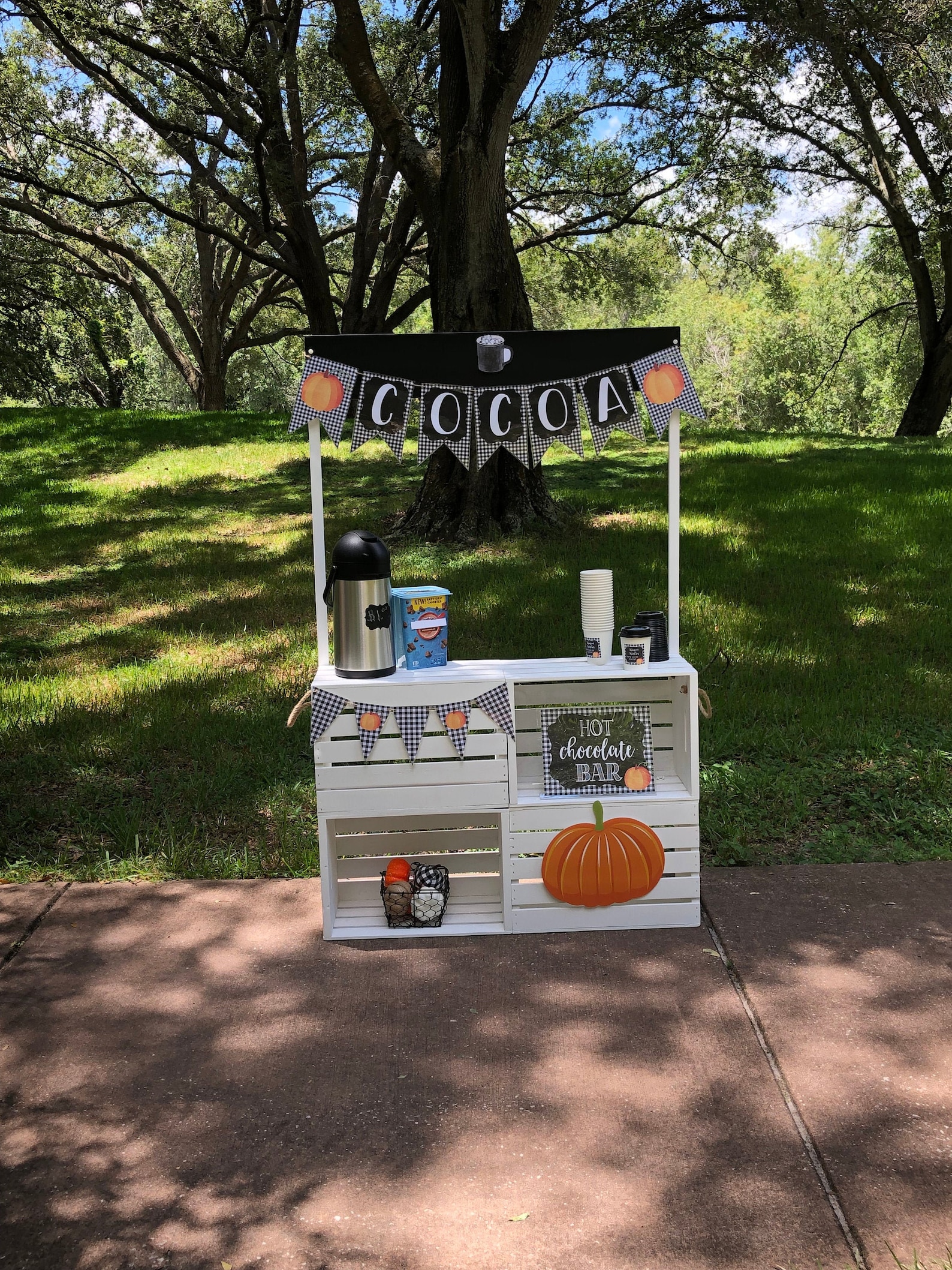 Hot Cocoa Stand Complete With Accessories and Decor - Etsy