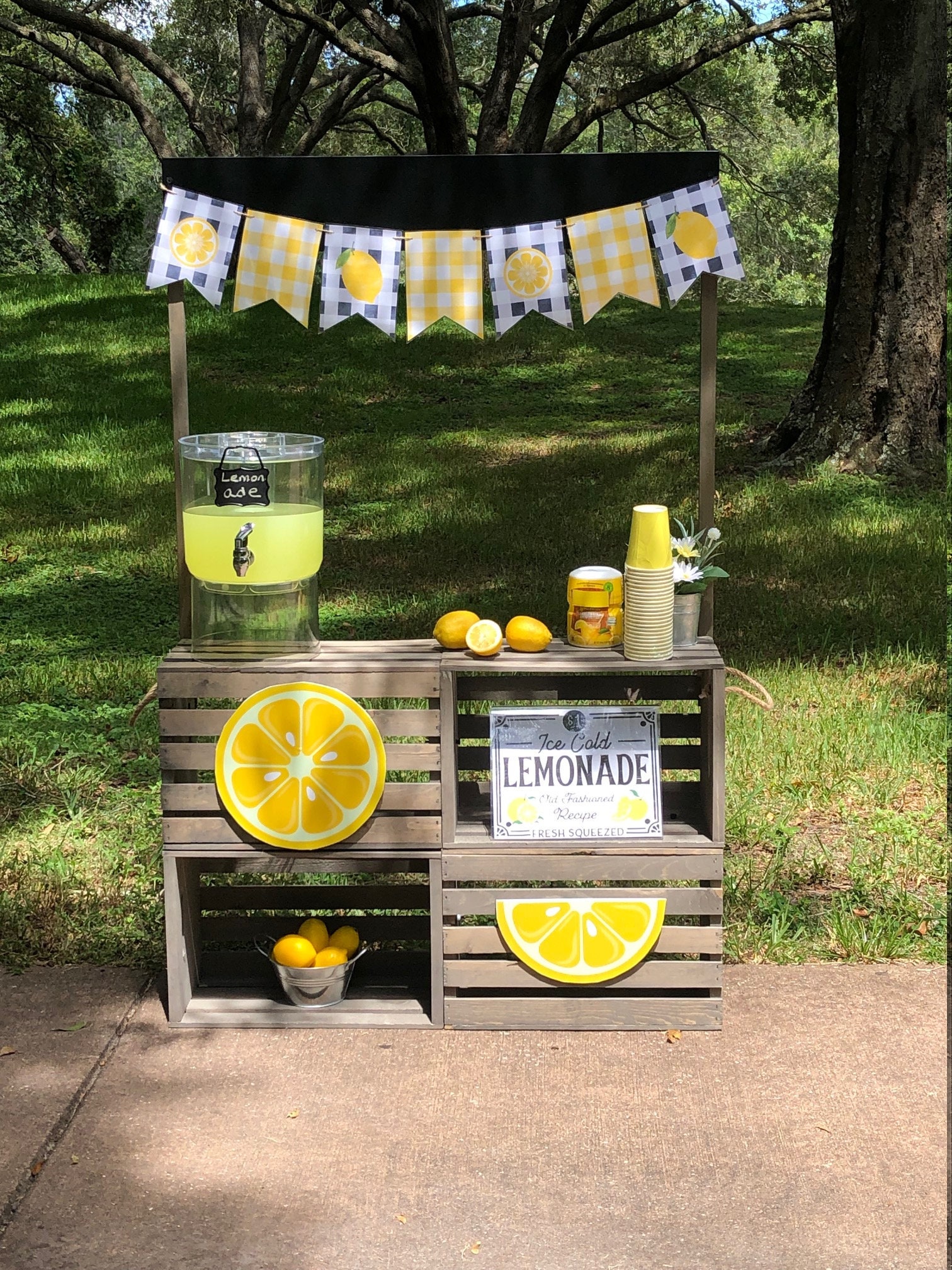Lemonade Stand Complete With Accessories and Decor - Etsy