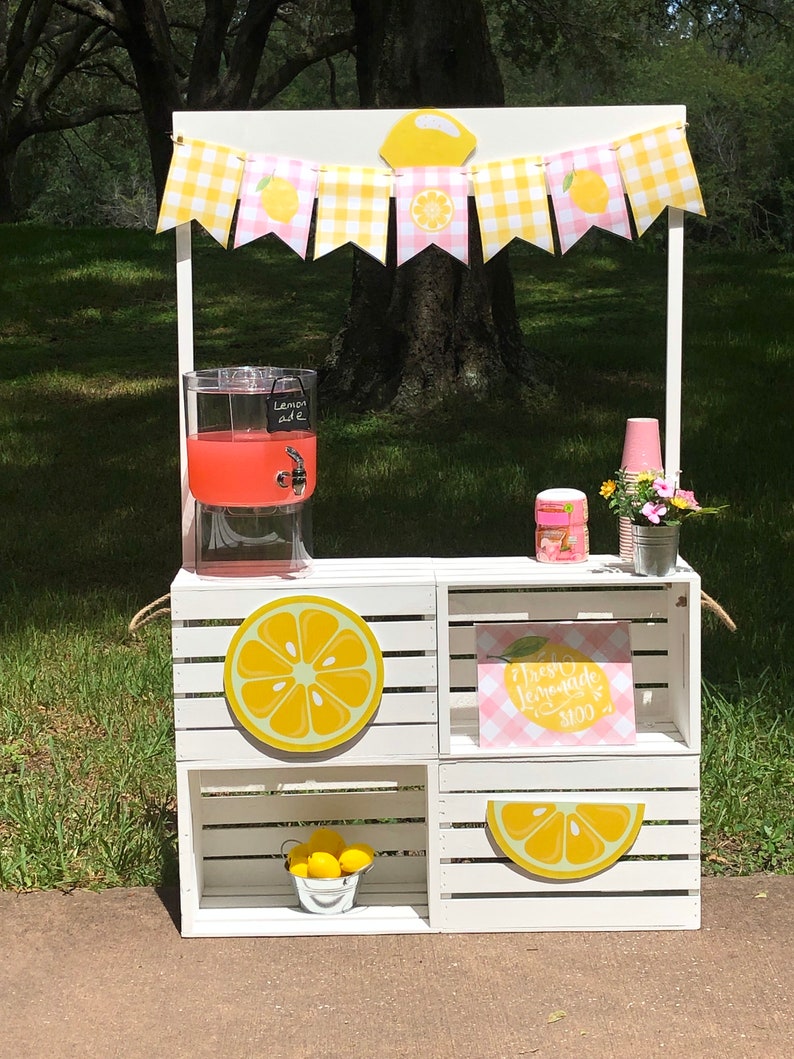 Lemonade Stand Complete With All Accessories and Decor - Etsy