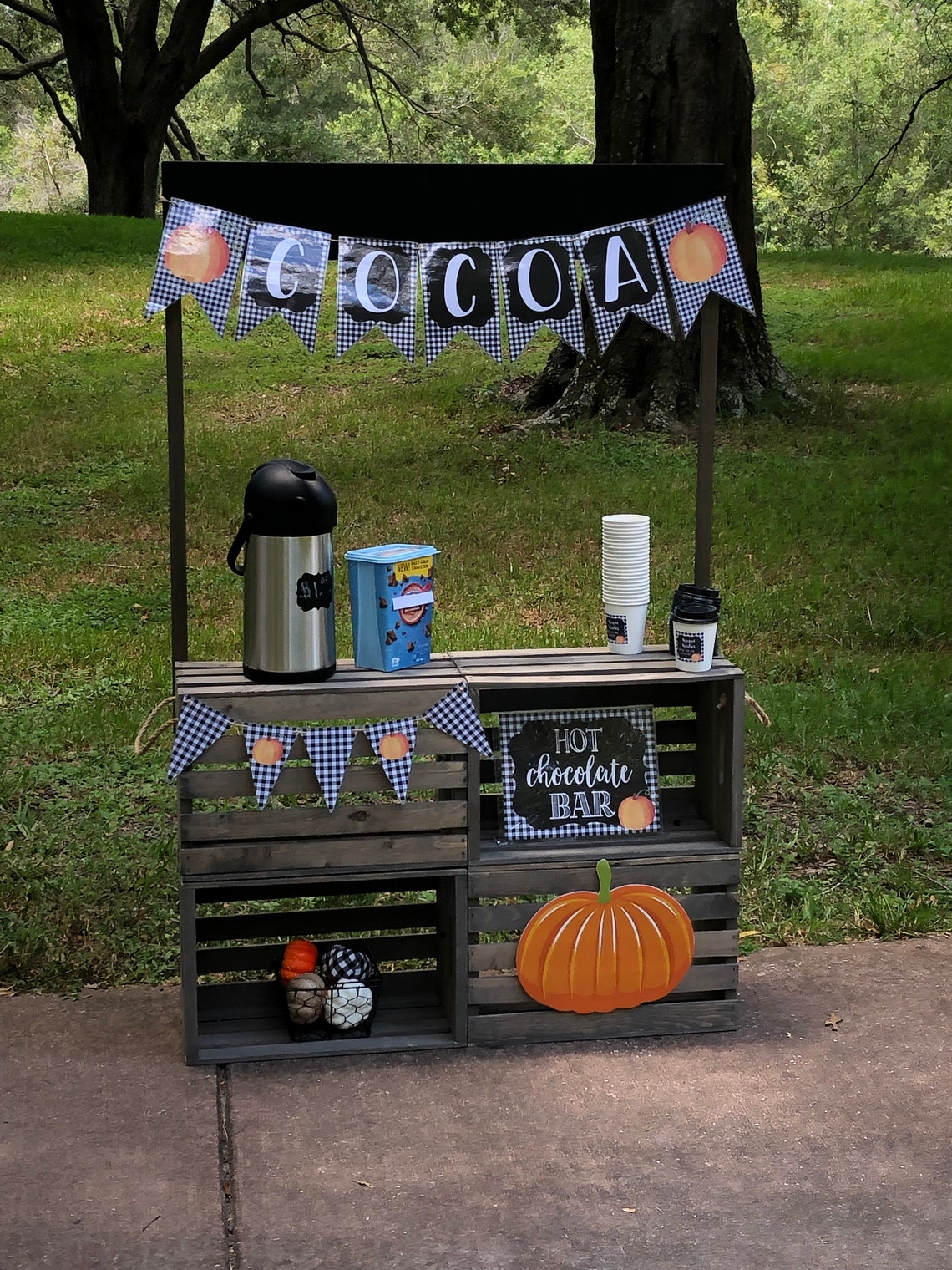 Hot Cocoa Stand Complete With Accessories and Decor - Etsy