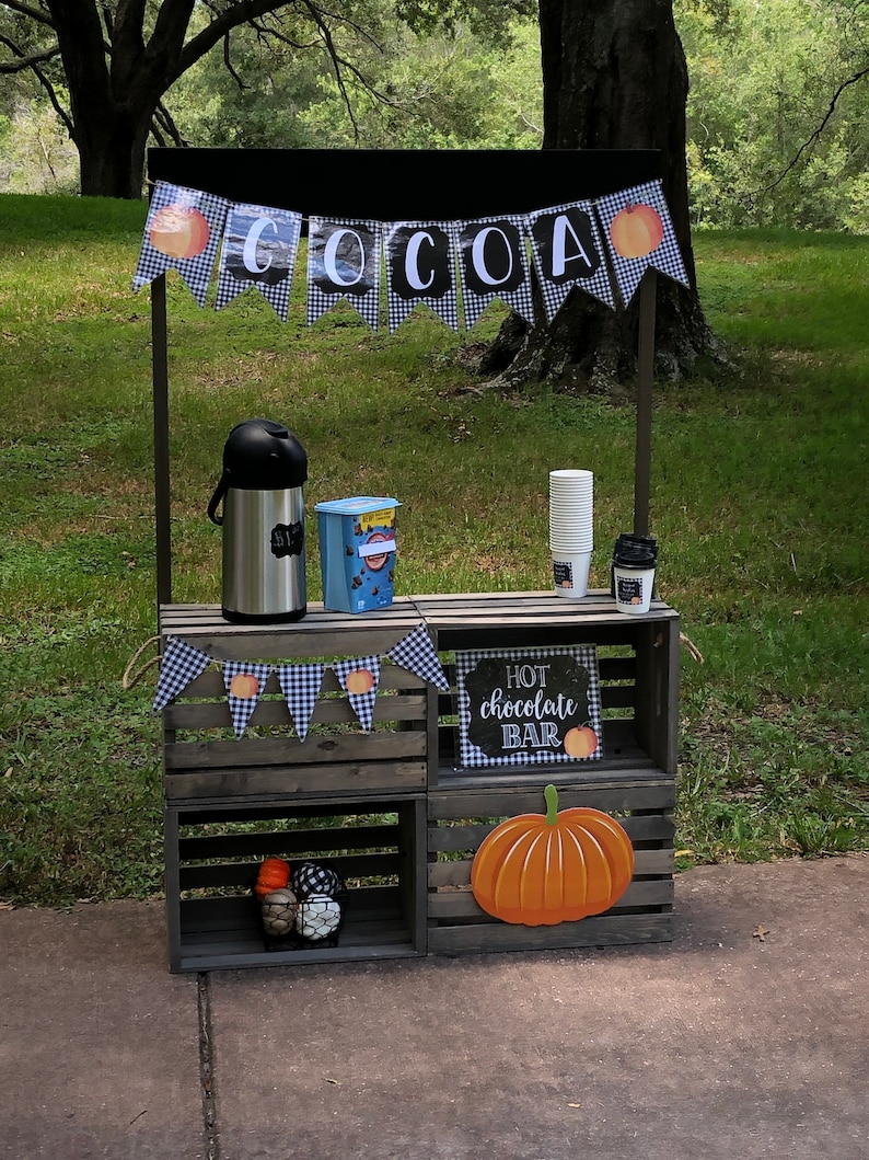 Hot Cocoa Stand Complete With Accessories and Decor - Etsy