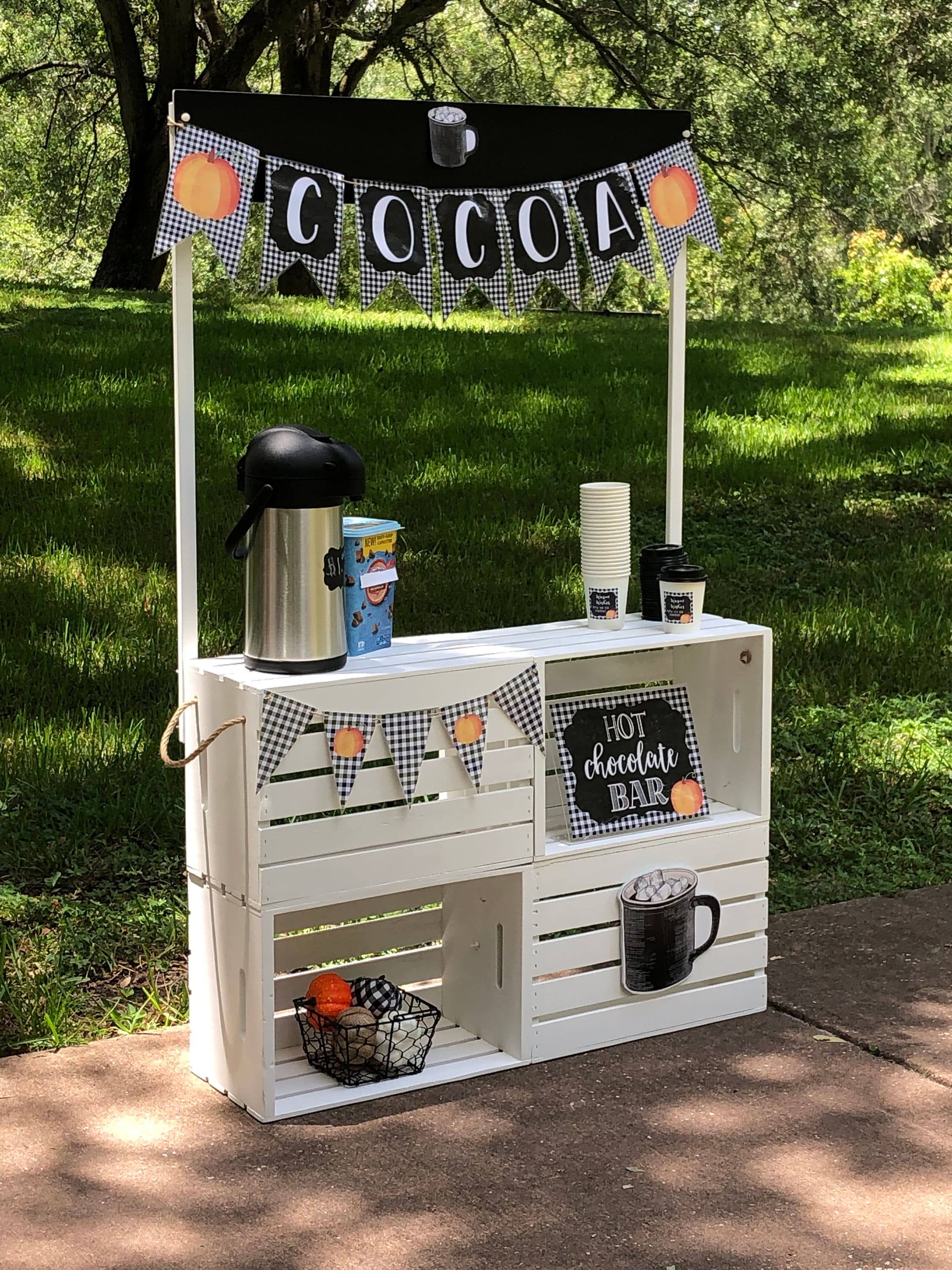 Hot Cocoa Stand Complete With Accessories and Decor - Etsy
