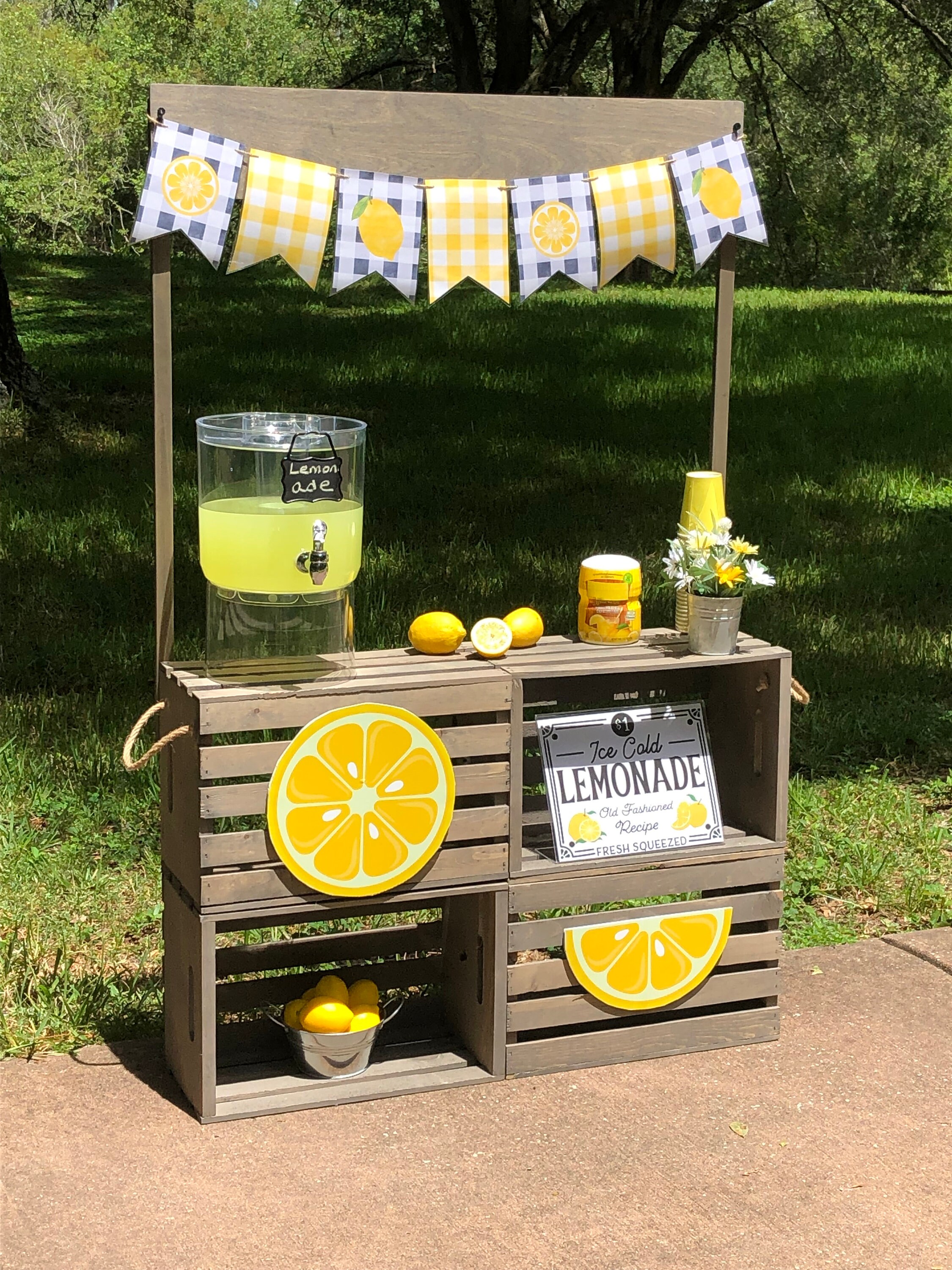 Lemonade Stand Complete With Accessories and Decor - Etsy