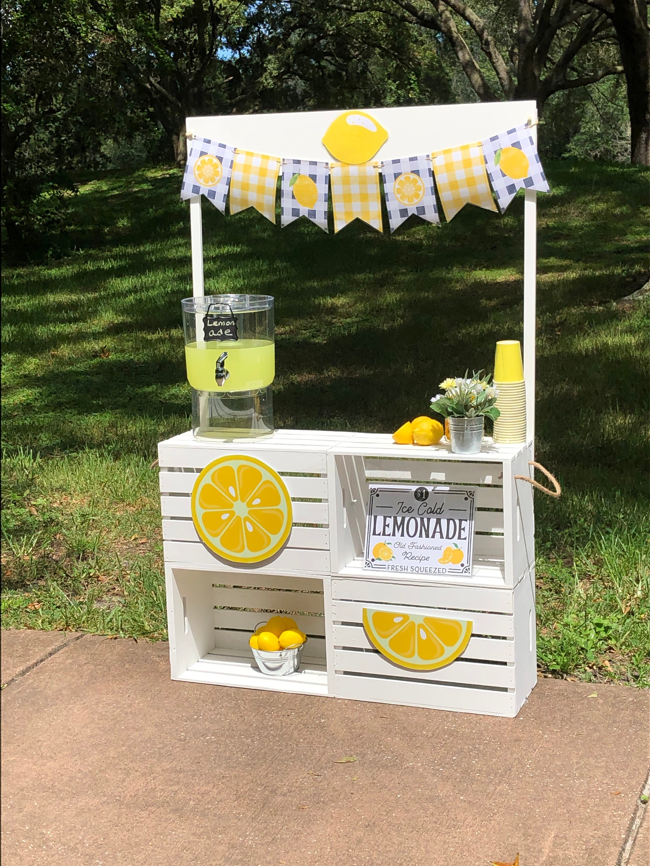 Lemonade Stand Complete With Accessories and Decor - Etsy