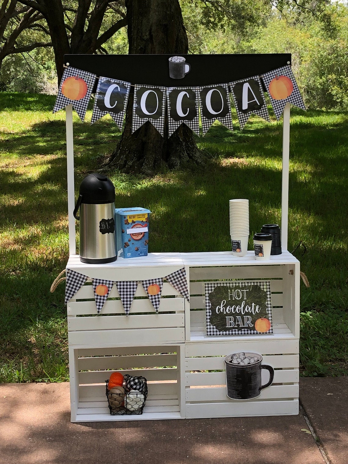 Hot Cocoa Stand Complete With Accessories and Decor - Etsy