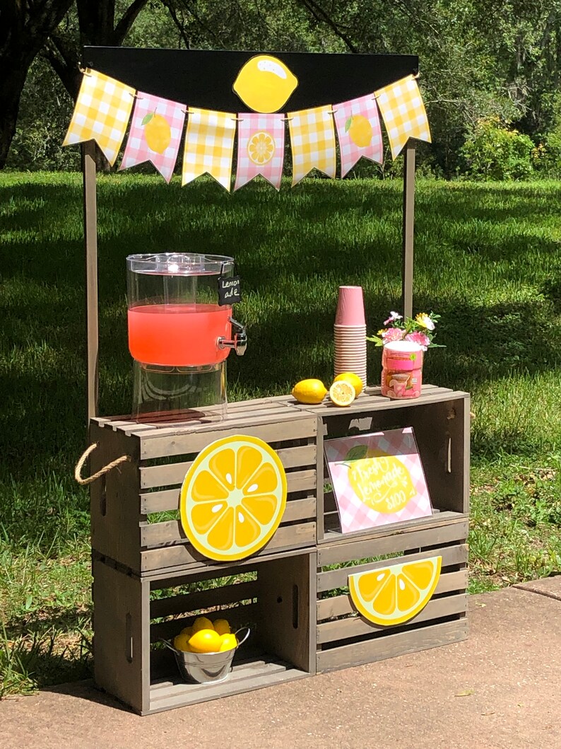Lemonade Stand Complete With All Accessories and Decor - Etsy