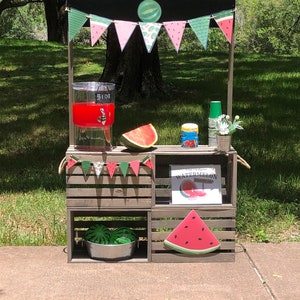 Watermelon Stand Complete With Accessories and Decor - Etsy