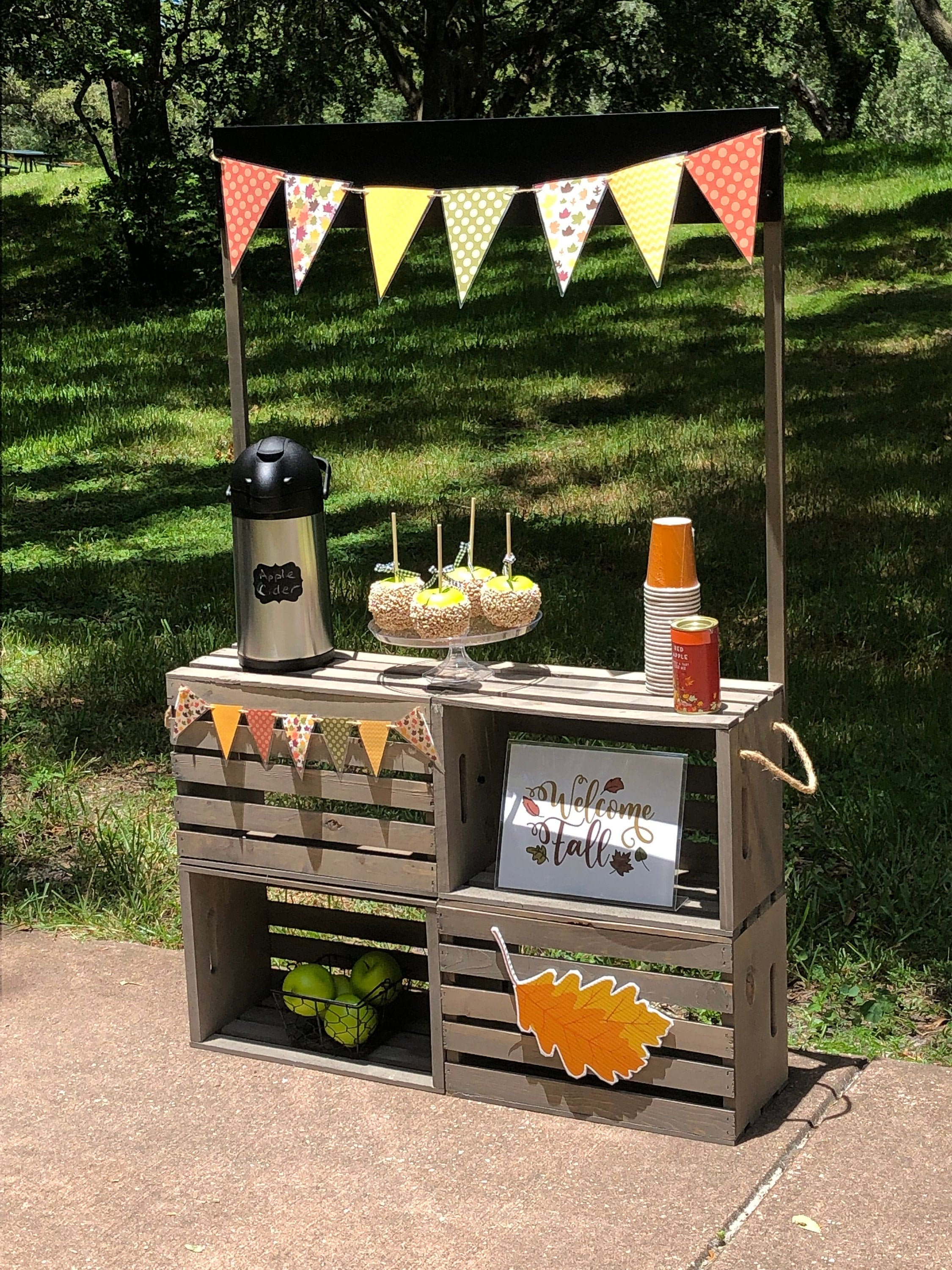 Apple Cider Stand Complete With Accessories and Decor - Etsy