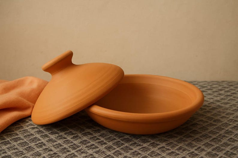 Handcrafted Moroccan Clay Tagine – Traditional Cooking Pot - Etsy