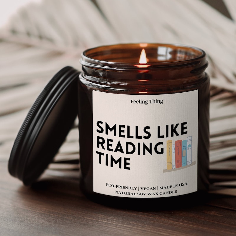 Book Scented Candle - Etsy