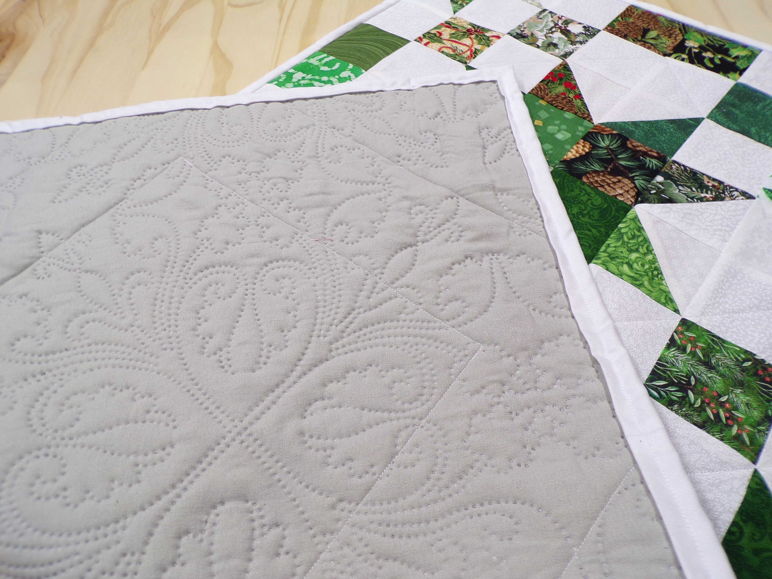 Quilted Centerpiece Quilted Table Topper Quilted Holiday Decor Star ...