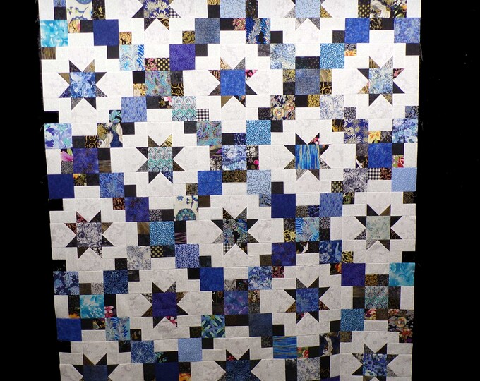 UNFINISHED Quilt Top | Star Quilt | Quilt to Finish | Throw Quilt ...