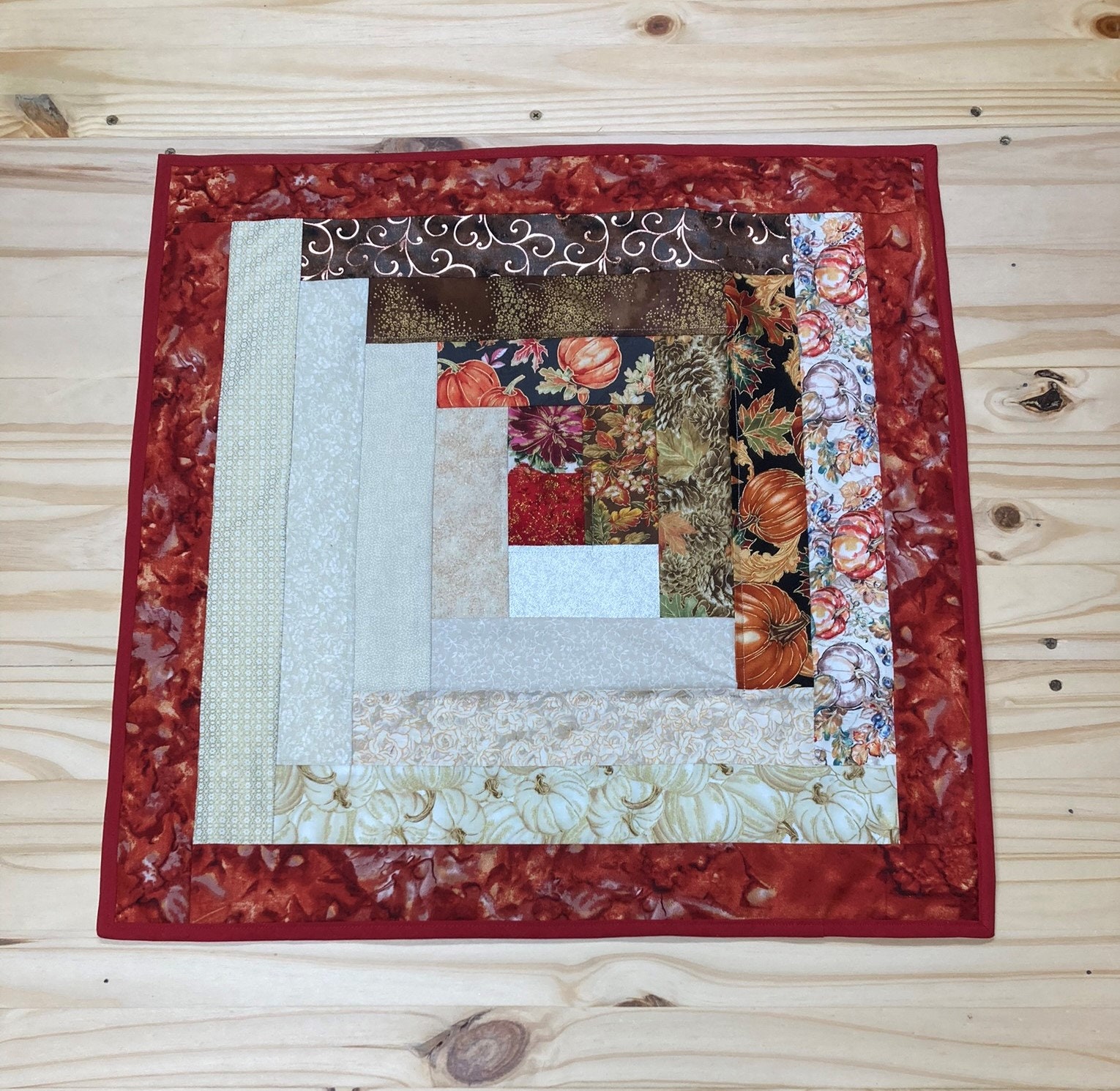 Fall Quilted Centerpiece Autumn Table Décor Thanksgiving - Etsy