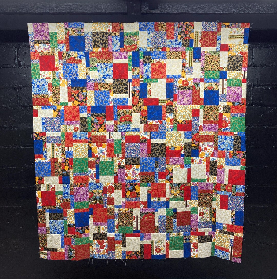 UNFINISHED Quilt | Patchwork Quilt Top | Quilt Top for Sale | Quilt to ...